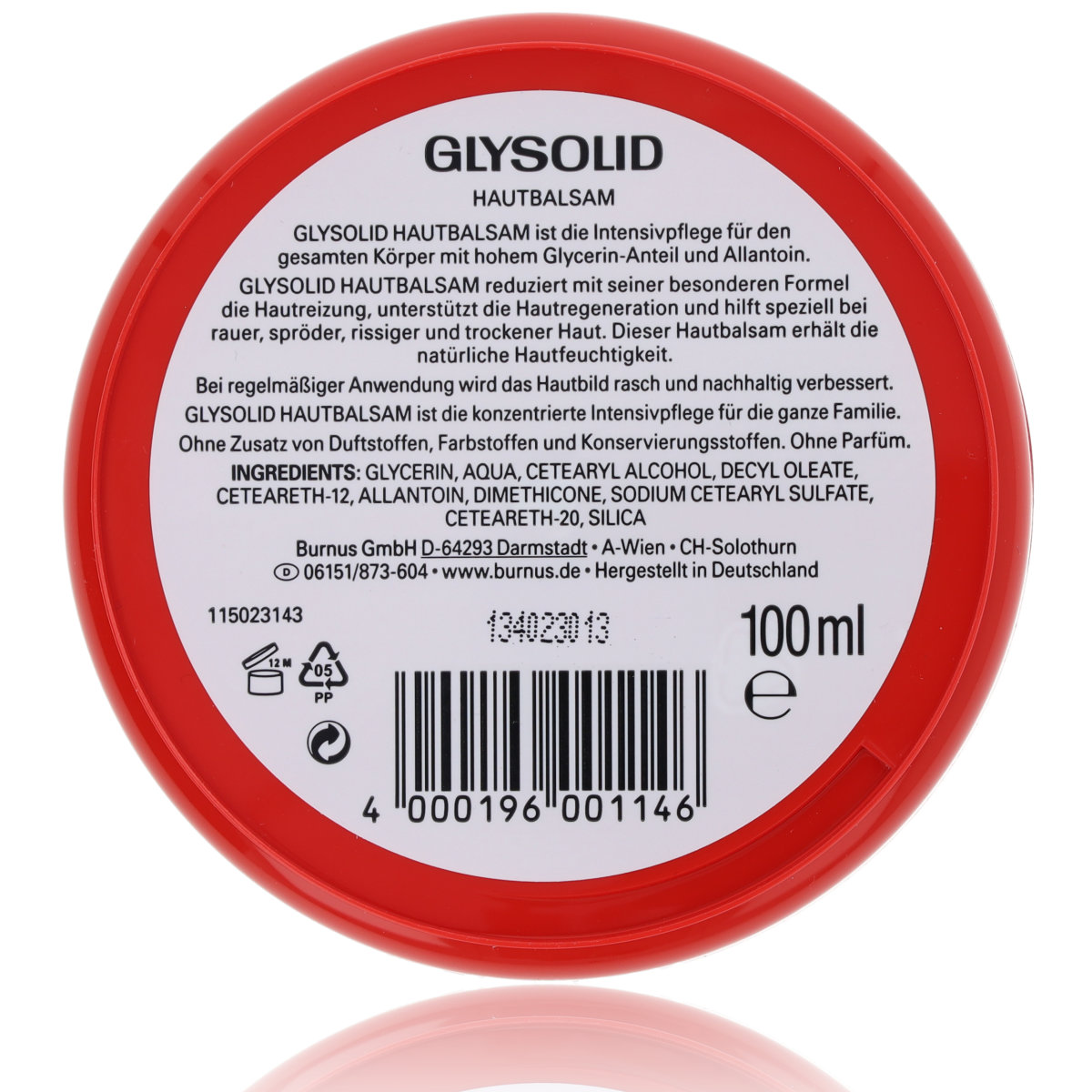 Glysolid Hautbalsam 100ml, 2,06