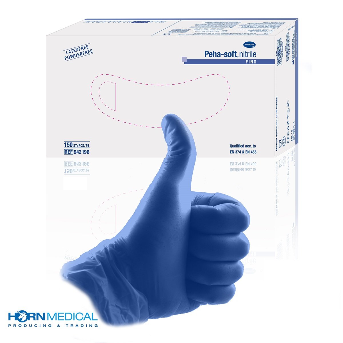 Peha-Soft nitrile fino -Größe wählbar-, 11,90