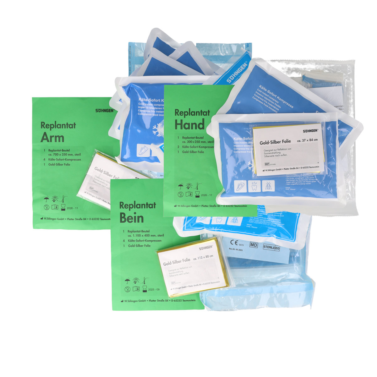 Replantat Amputations-Notfallsets -Set wählbar-, 28,50