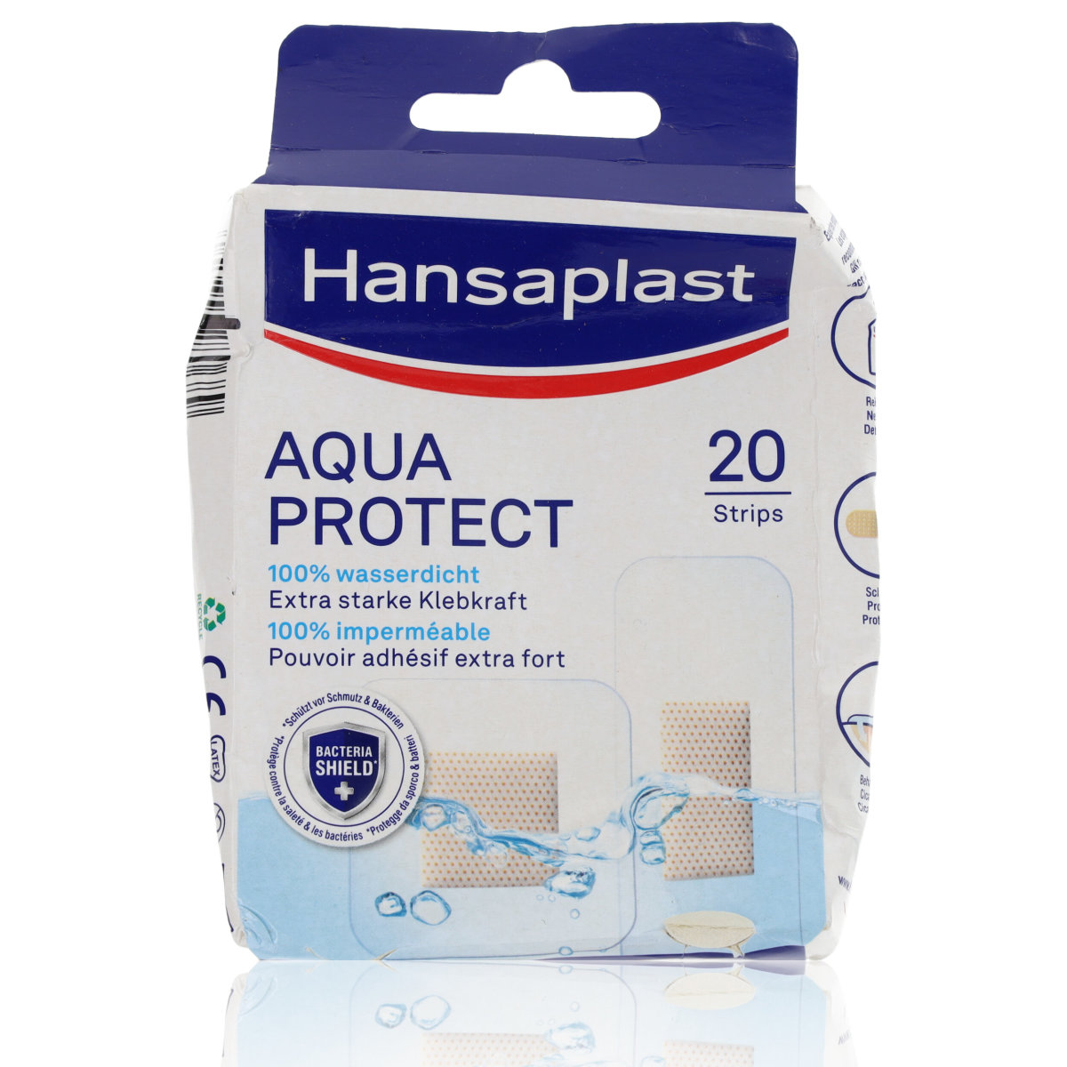 Hansaplast Aqua Protect 20 Strips, 3,16